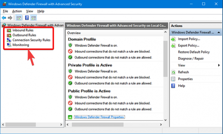 Use the Windows Firewall Troubleshooter to Resolve Problems
